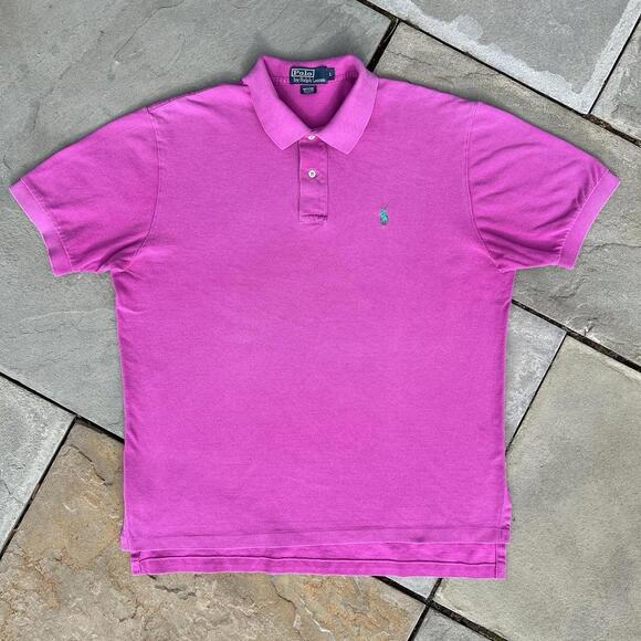 Ralph Lauren | Shirts | Vintage 9s Polo By Ralph Lauren Pink Classic ...